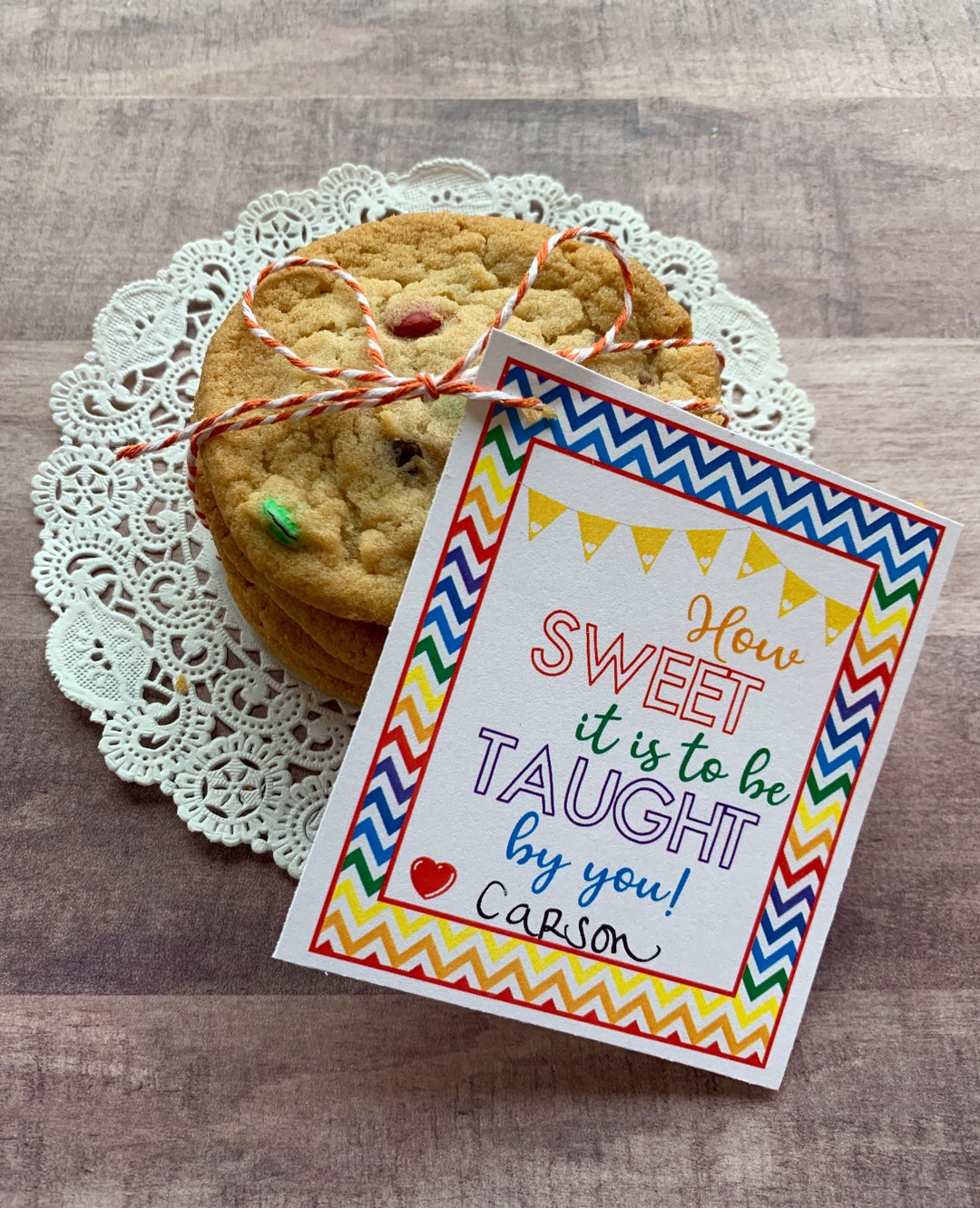 INSTANT DOWNLOAD Teacher Appreciation Printables Sweet Treats Thank You ...