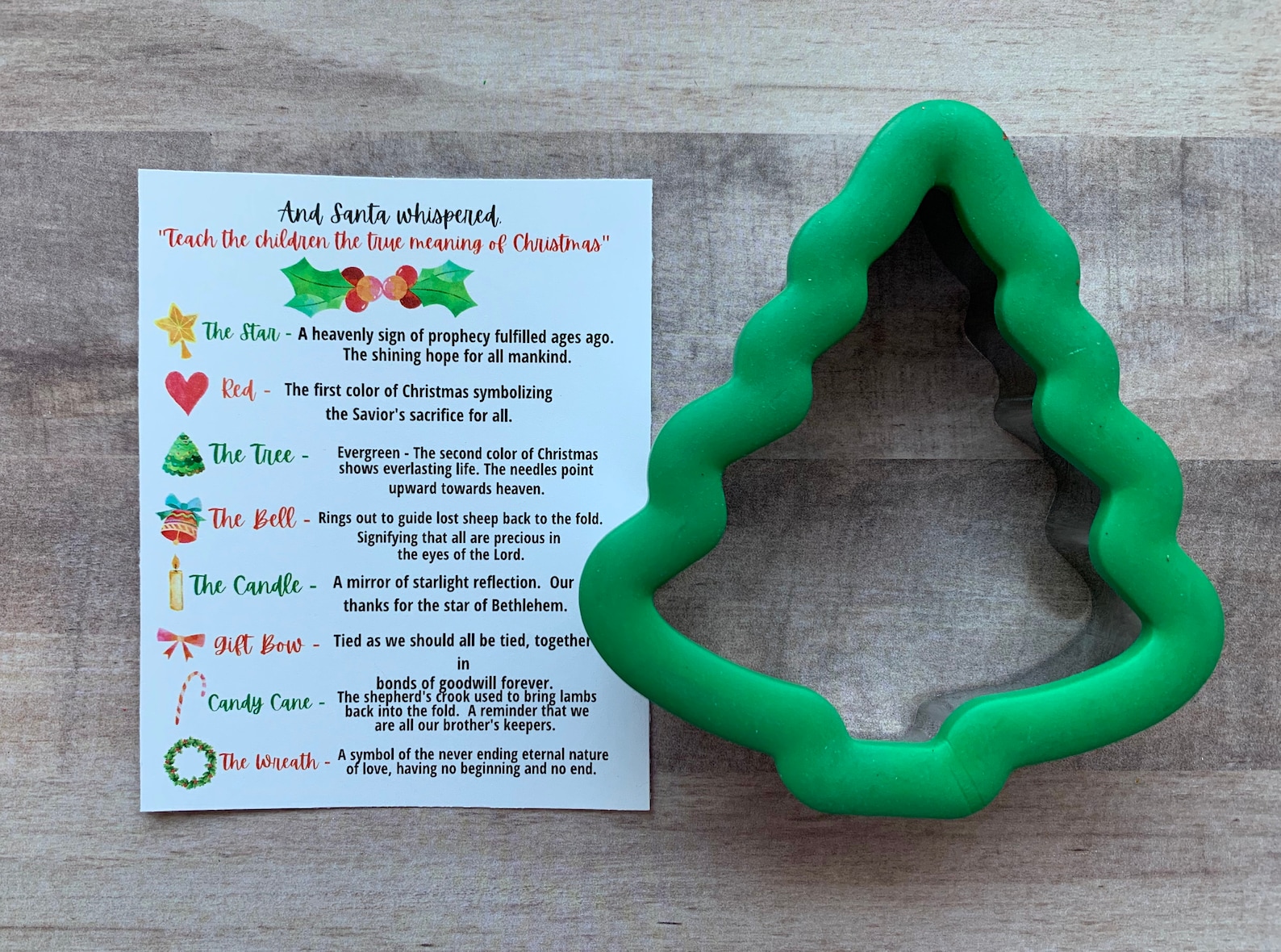 INSTANT DOWNLOAD True Meaning of Christmas Cards Printables Tags Candy ...