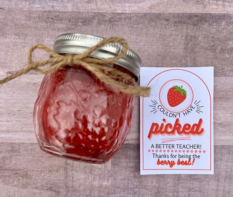 INSTANT DOWNLOAD Teacher Appreciation Printables Berry Thank You School ...