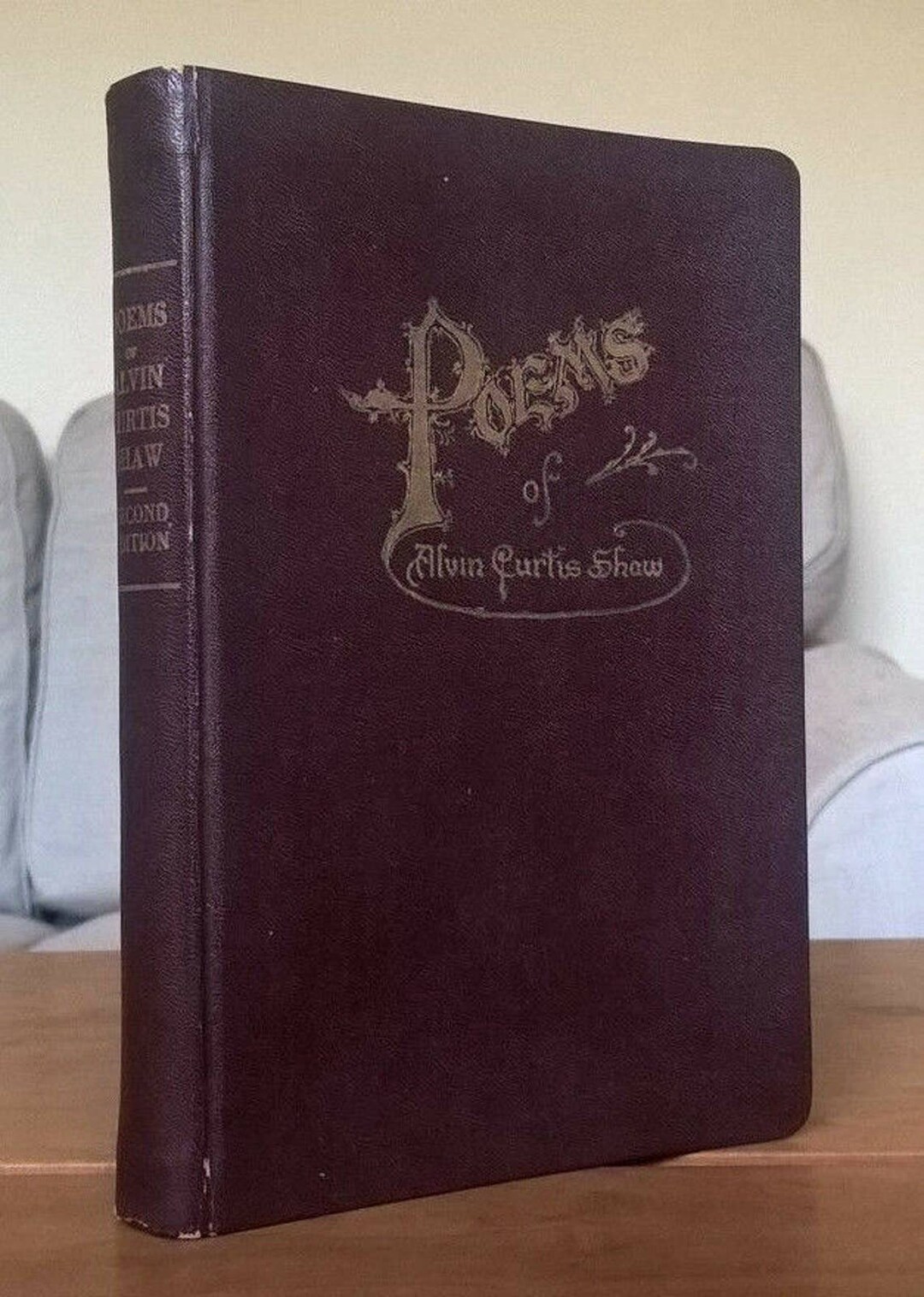 Poems of Alvin Curtis Shaw 1920 W Signed Handwritten Poetry & Christmas ...