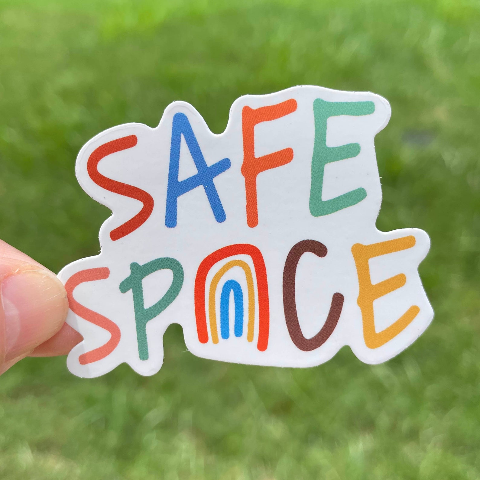 RAINBOW Safe Space Stickers 25 Random Pack Rainbow Pride - Etsy