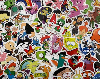 Cartoon Sticker Pack - Etsy