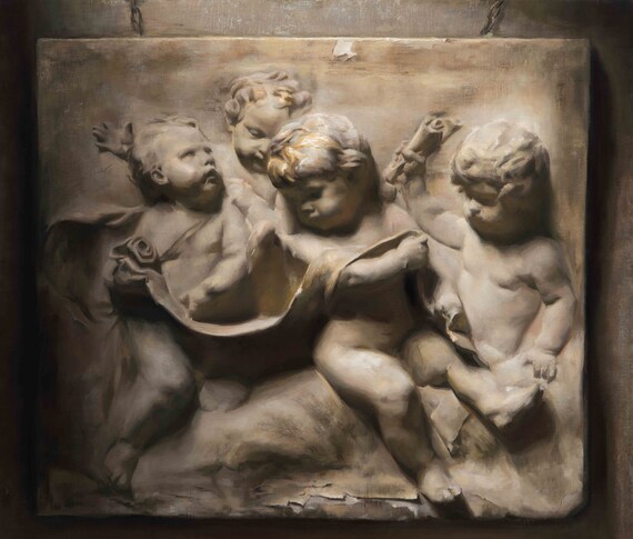 Cherubs Fine Art Limited Edition Print Reproduction of a | Etsy