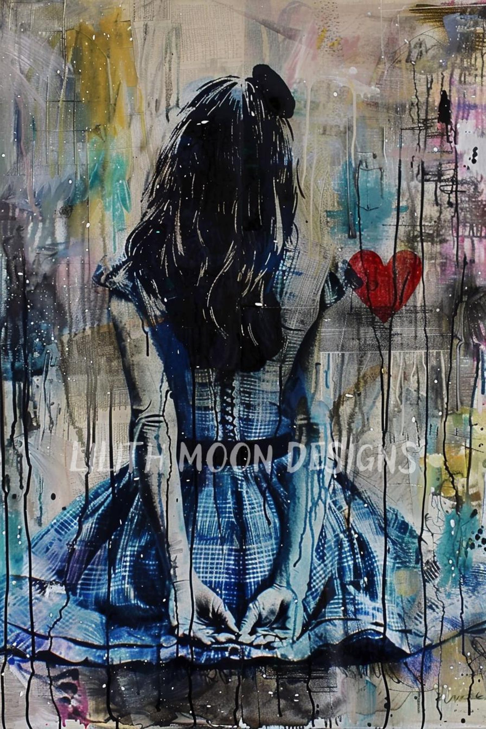 Loui Jover Alice in Wonderland Digital Art Print, Wall Art, AI ...