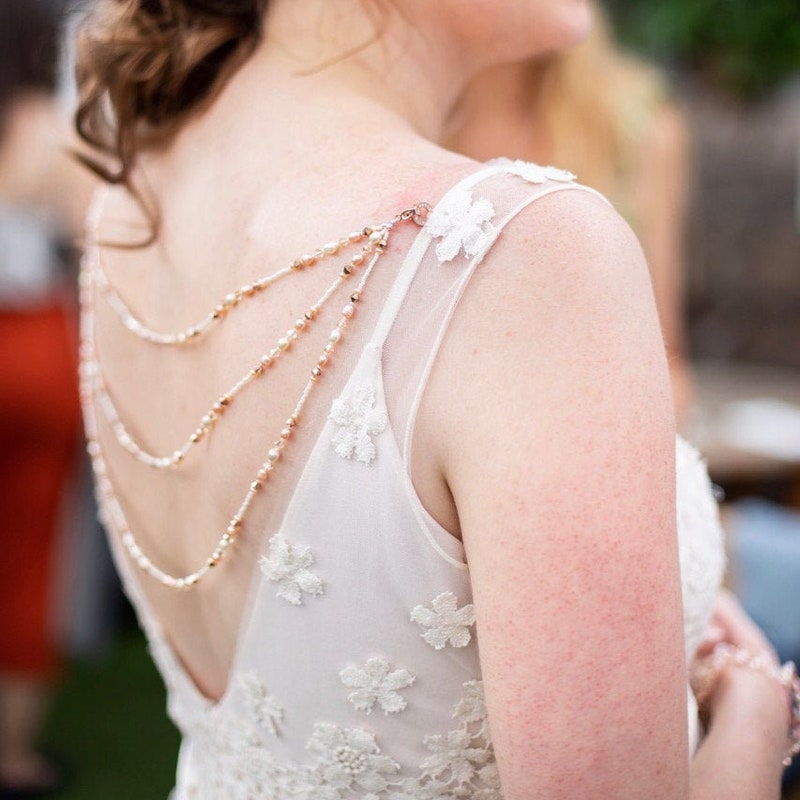 Bridal Back Drape - Etsy