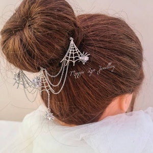 Spider Hair Accessories Wedding Spider Hair Clip Spider Jewellery ...