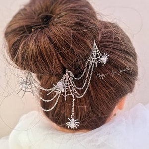 Spider Hair Accessories Wedding Spider Hair Clip Spider Jewellery ...