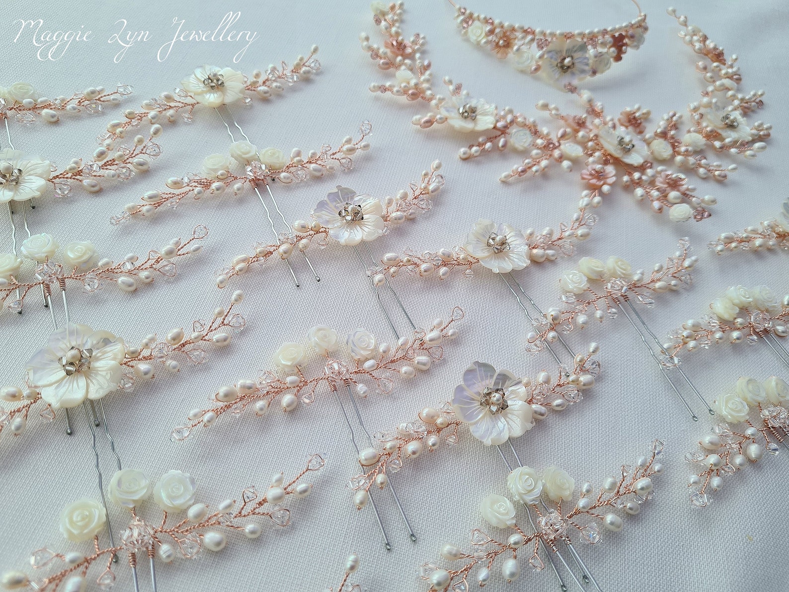 Flower Girl Tiara Blush Pink Tiara Rose Gold Tiara - Etsy