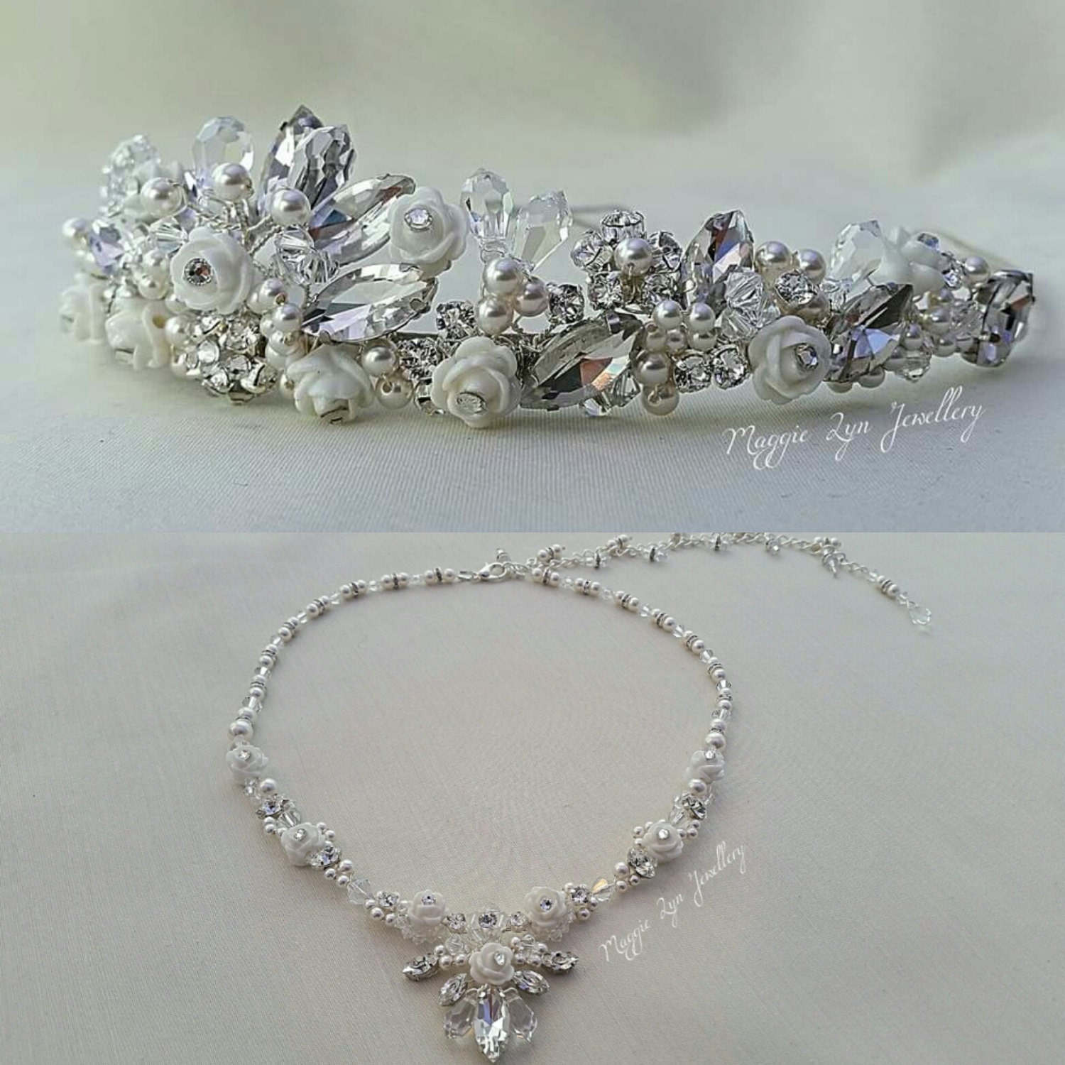 Tiara de novia Tiara de boda Tiara de cristal Tiara de - Etsy España