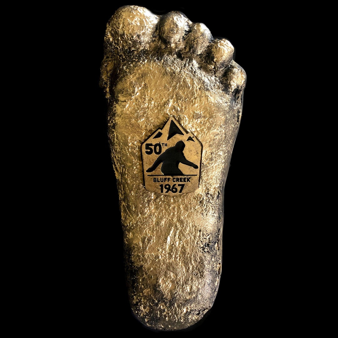 50th Anniversary Bigfoot Cast: Sasquatch Footprint Track Patterson ...