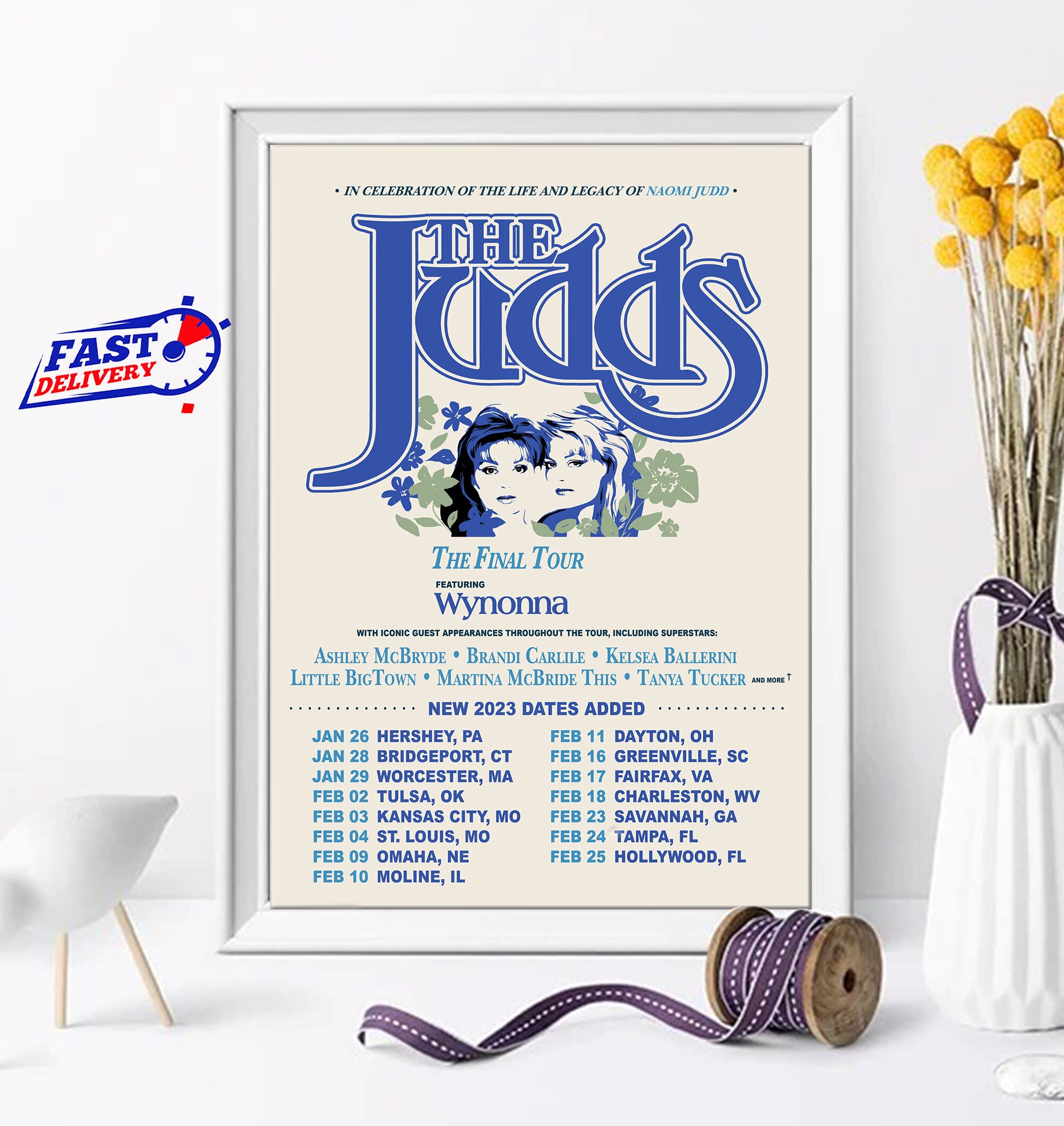 The Judds The Final Tour 2023 Farewell Poster