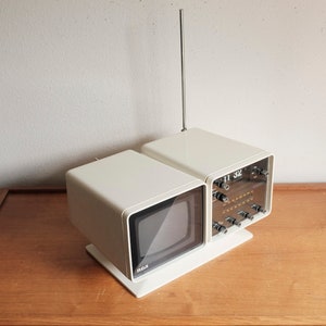 Vintage Flip Clock Tv & Radio RCA - Etsy