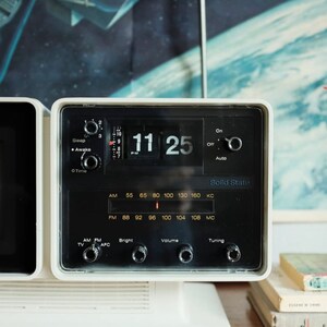 Vintage Flip Clock Tv & Radio RCA - Etsy