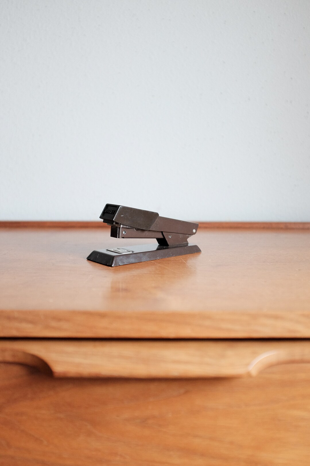 Vintage Stapler Bates Brown and Faux Wood - Etsy