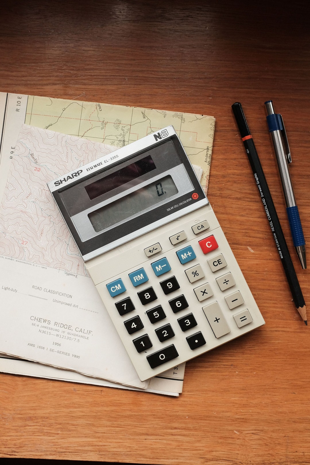 Vintage Sharp Calculator Model: Elsi Mate EL-335S Tested and Working ...