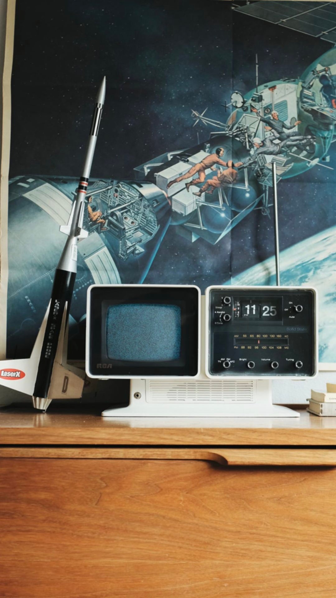 Vintage Flip Clock Tv & Radio RCA - Etsy