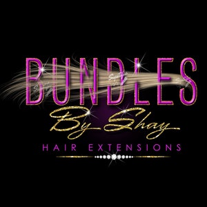 Hair Extensions Logo, 3D Hair Logo, Hair Business Logo, Bundle Logo ...