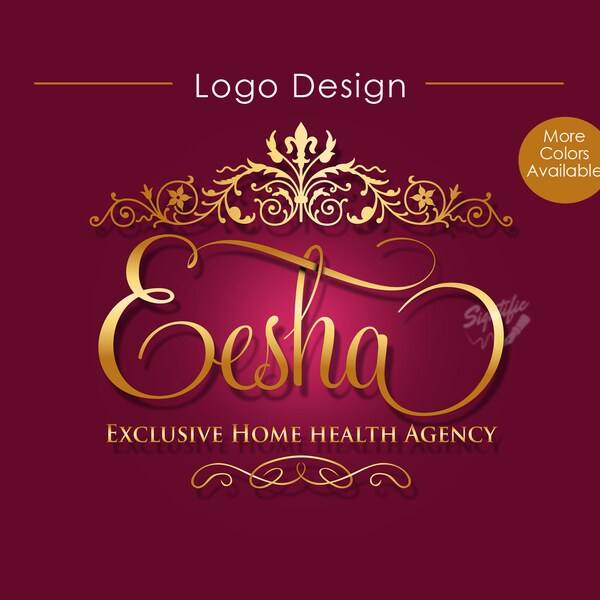 Scroll Logo Design - Etsy