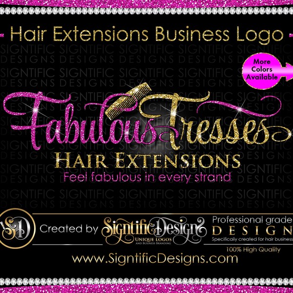 Hair Extension Logo - Etsy