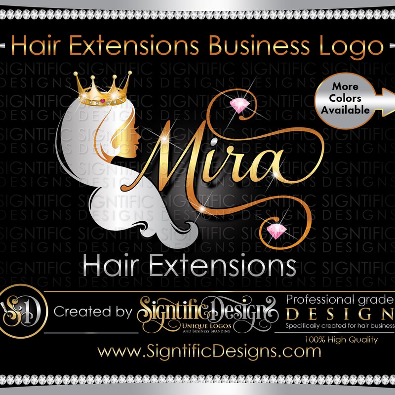 Hair Extension Logo - Etsy