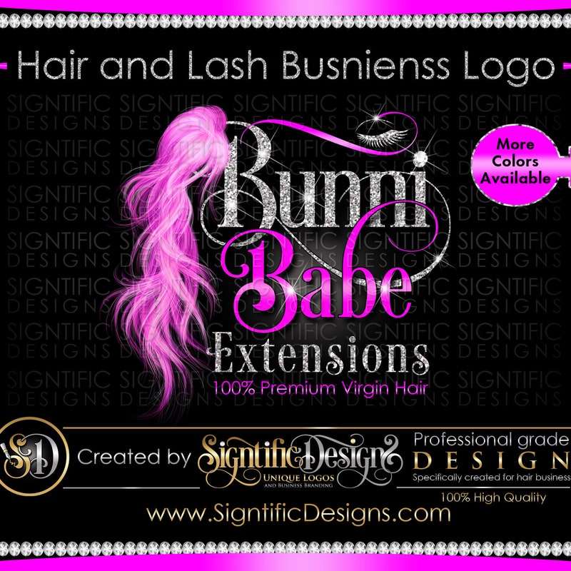 Hair Extension Logo - Etsy