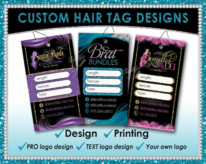Hair Packaging Items - Signtific Designs