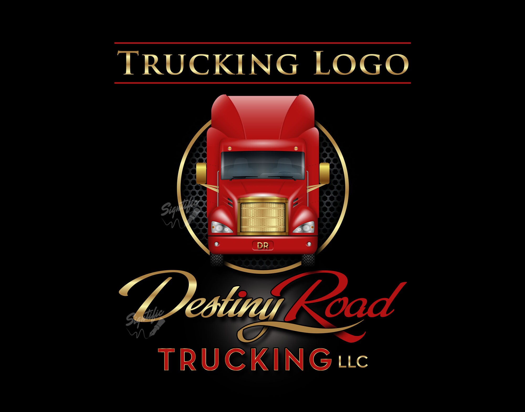Truck Logo, Trucking Logo, Trucking Design Logo, Semi Truck Logo ...