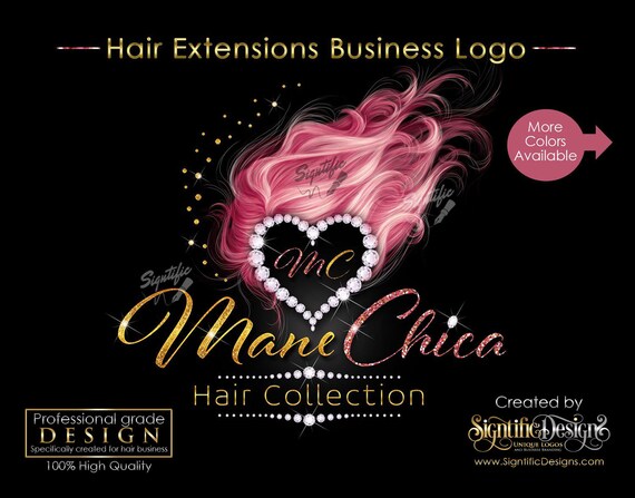 Hair Extensions Logos - Signtific Designs