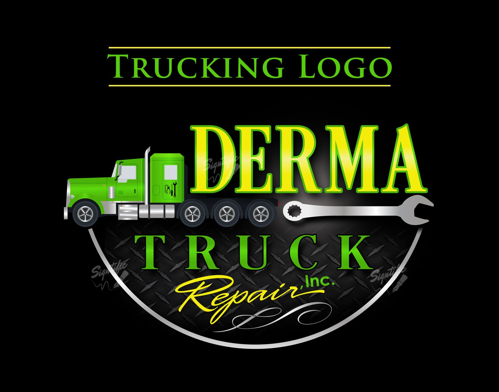Trucking Company Logo Truck Repair Logo Business Logo Semi - Etsy
