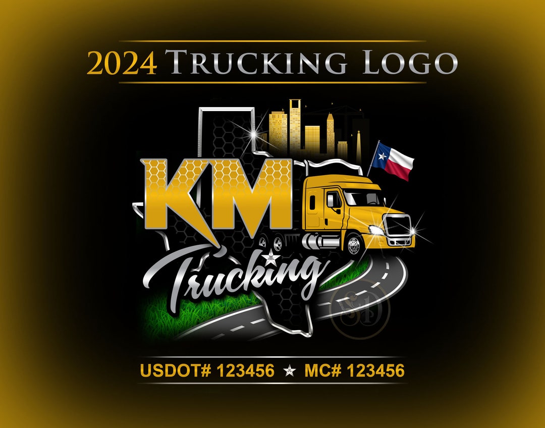 Texas Trucking Logo | Trucking Company Logo | Logistic Logo | State ...