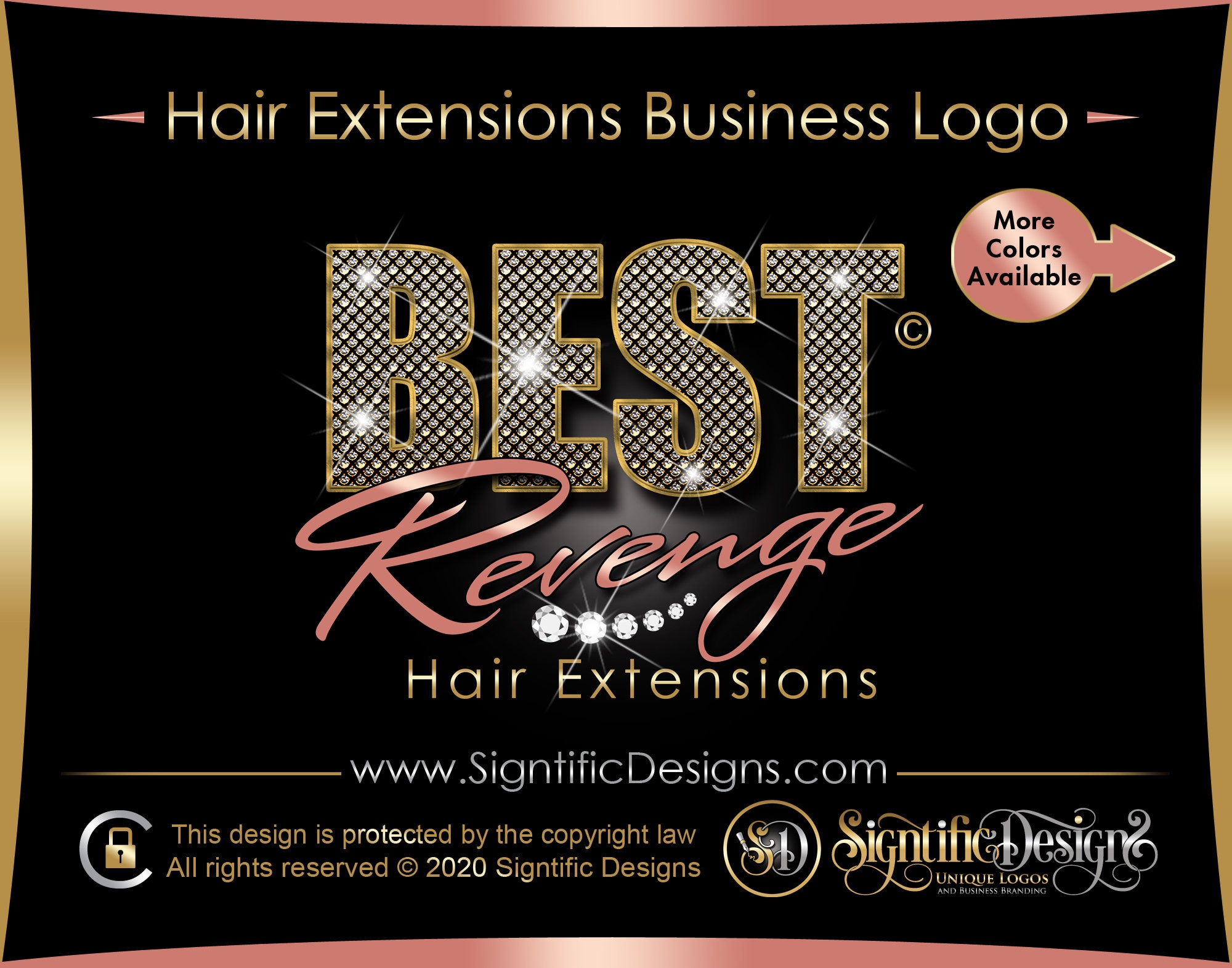 Hair Extension Logo Design