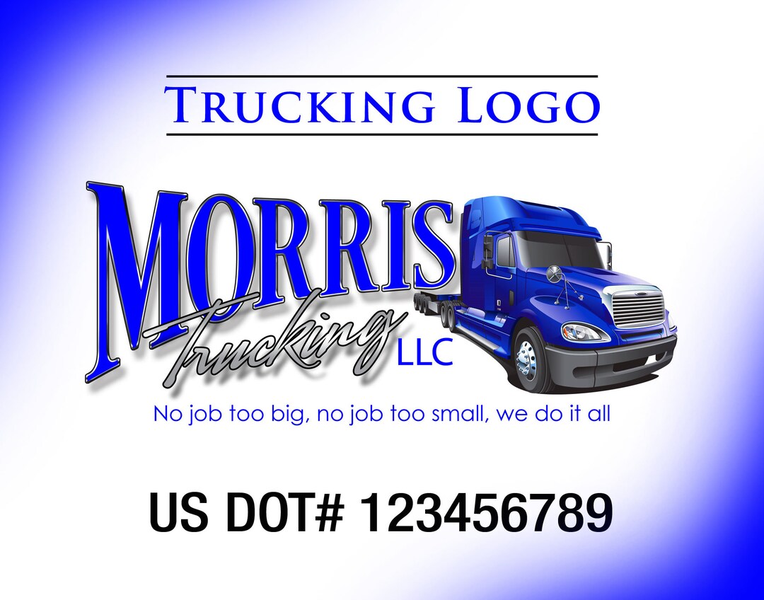 Trucking Logo, Owner Operator Logo, Trucking Design Logo, Semi Truck ...