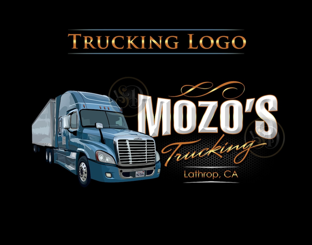 Trucking Logo, Dispatching Logo, Semi Truck Logo, Trucking Brand ...