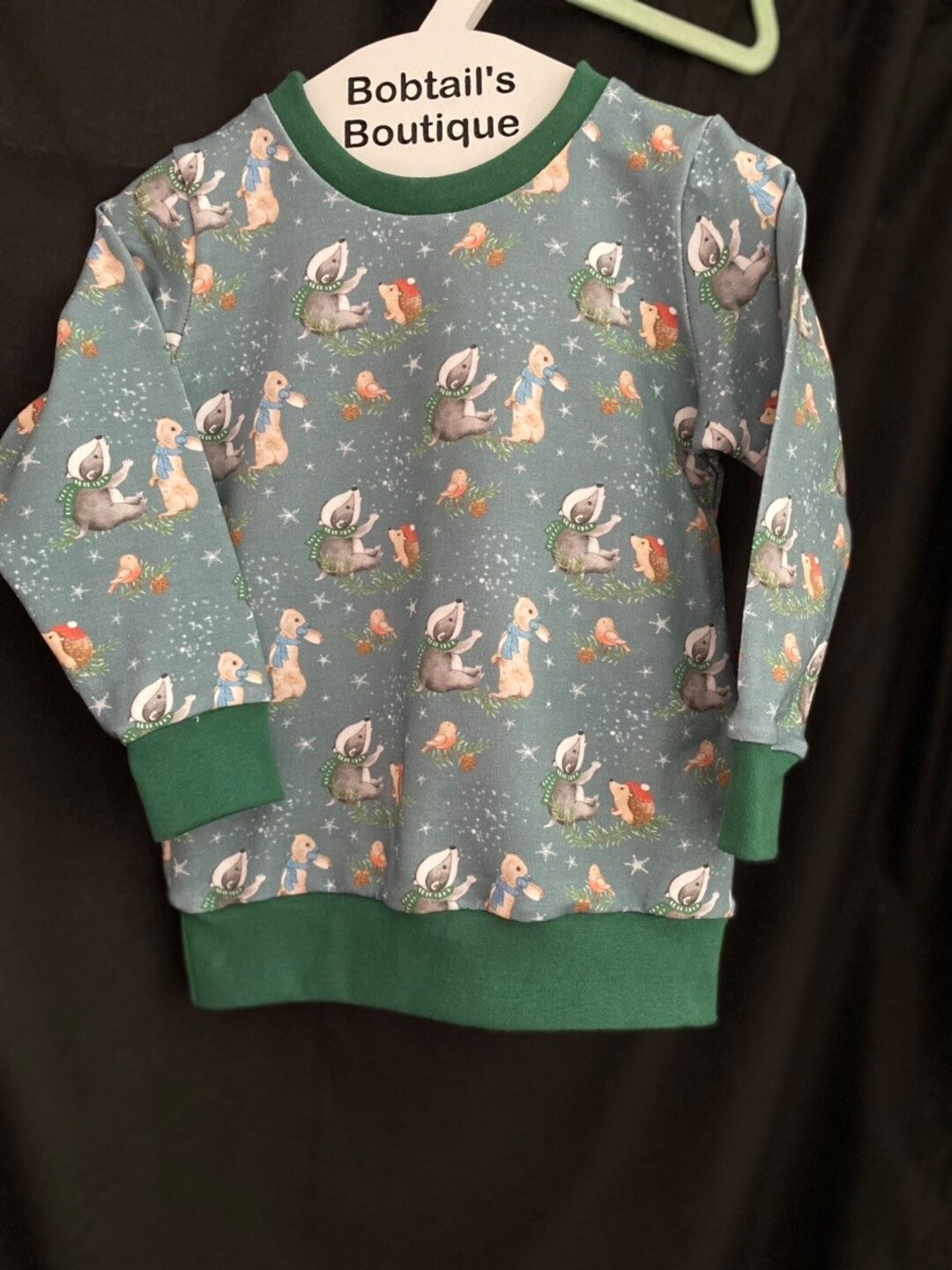 Badger and Friends Jumper, Colourful Kids Pullover, Badger and Friends ...