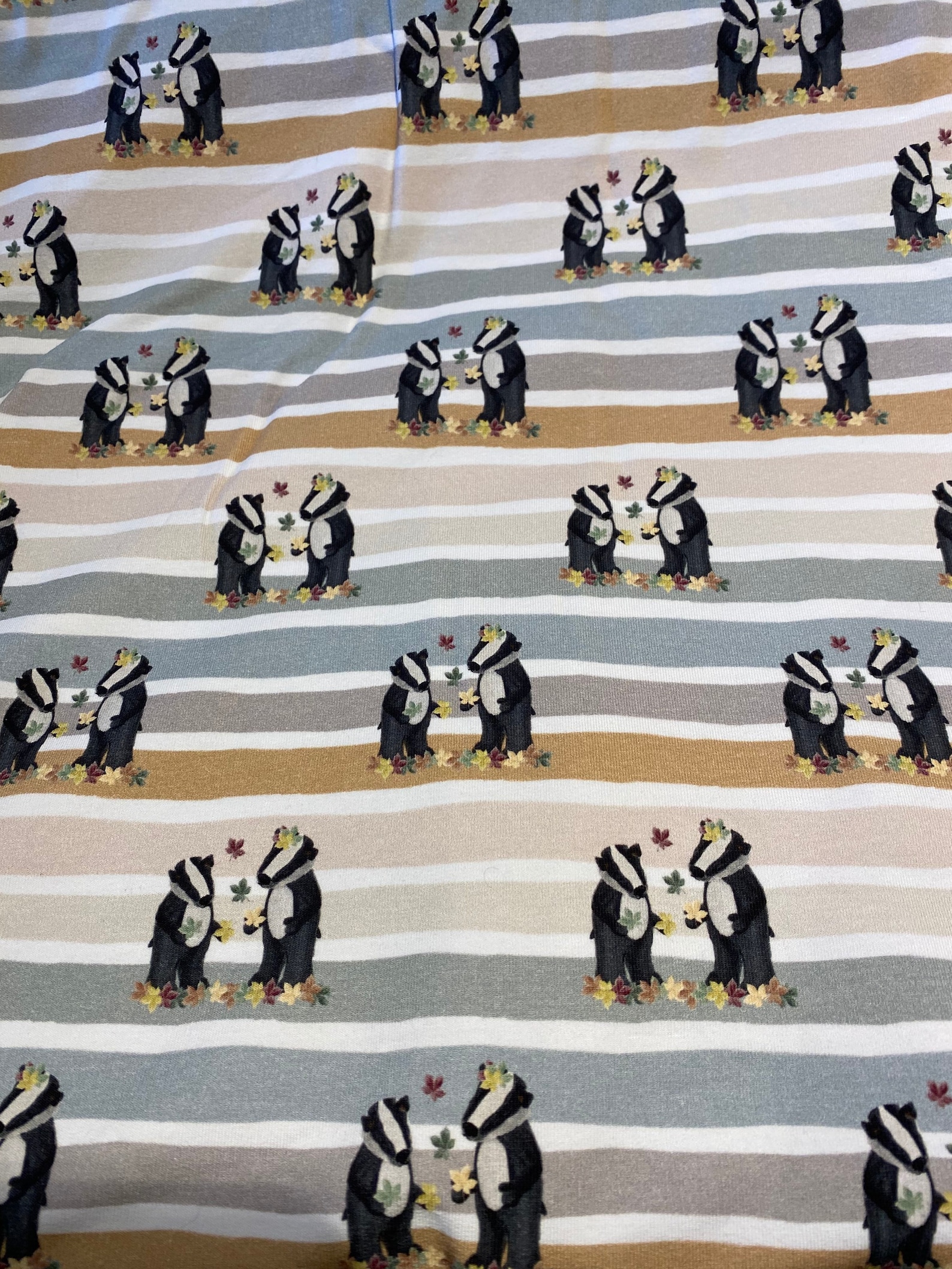 Boho Rainbow Badger Friends Harems, French Terry Trousers, Sizes 0-10 ...