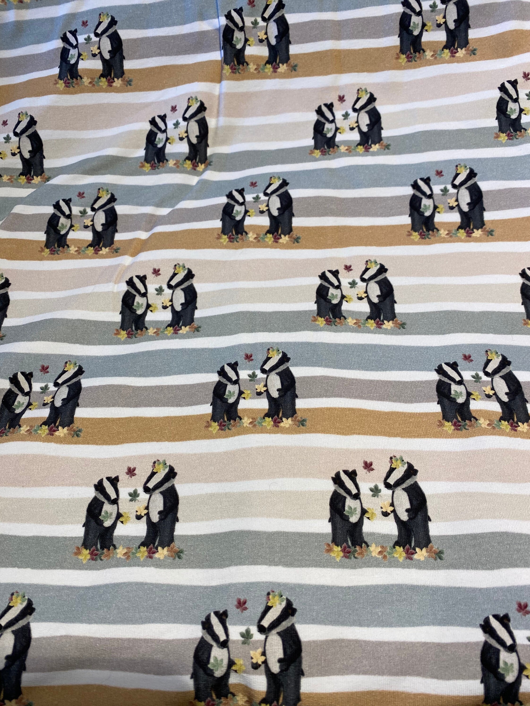 Boho Rainbow Badger Friends Harems, French Terry Trousers, Sizes 0-10 ...