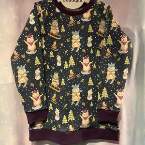 Hamster Holidays Jumper, Colourful Kids Pullover, Stunning Hamster ...