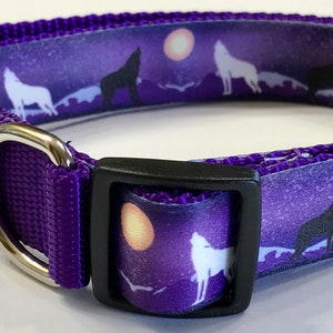 Wolves Dog Collar,yellowstone/tetons/nature/wildlife Collar,polyester ...
