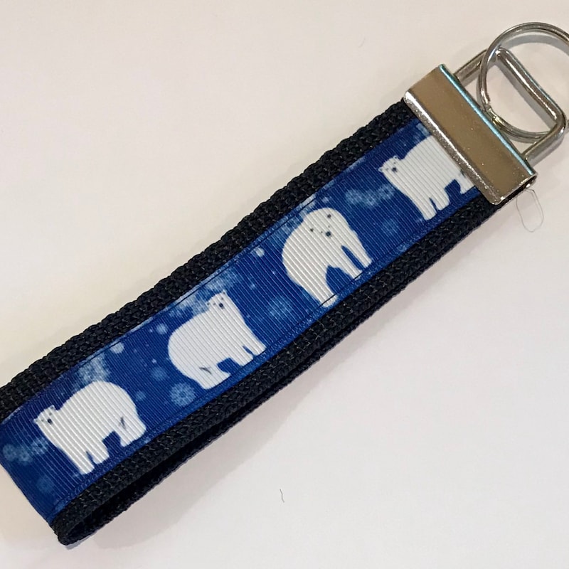 Polar Bear Badge Lanyard - Etsy