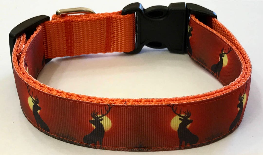 Elk Hunting 2, Adjustable Dog Collar, Nature/wildlife/rustic Collar ...