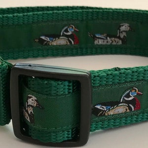 Ducks, Hunting,father's Day Adjustable Dog Collar,rustic/camping Collar ...