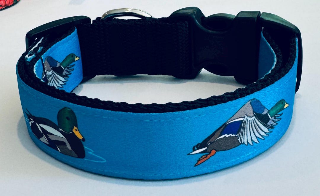 Ducks, Hunting,father's Day Adjustable Dog Collar,rustic/camping Collar ...
