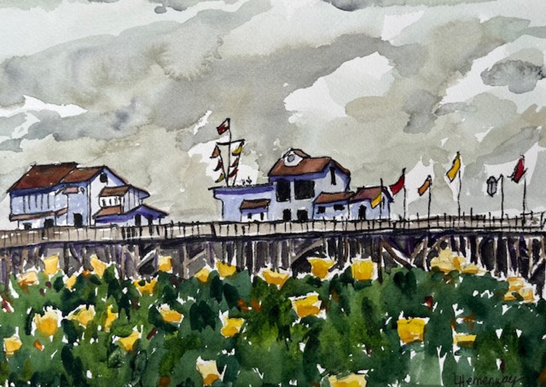 The Wharf in Spring - Etsy