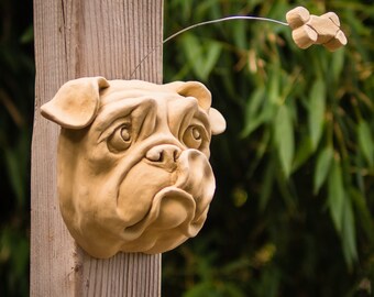 Bulldog decor | Etsy
