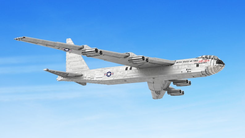 Lego LDD Digital Model: Boeing B-52 Stratofortress | Etsy