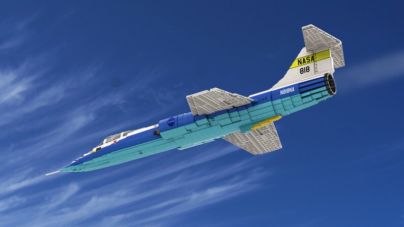 Lego LDD Digital Model: Lockheed F-104 Starfighter | Etsy