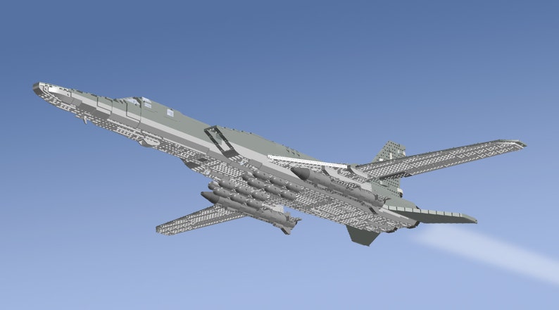 Lego LDD Digital Model: Tupolev Tu-22M-3 Backfire C | Etsy