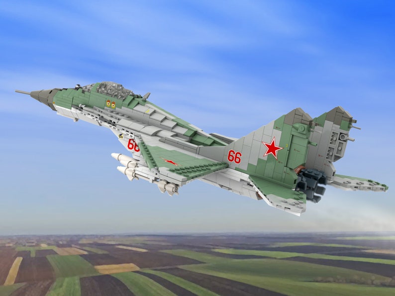 Lego LDD Digital Model: Mikoyan MiG-29 Fulcrum | Etsy