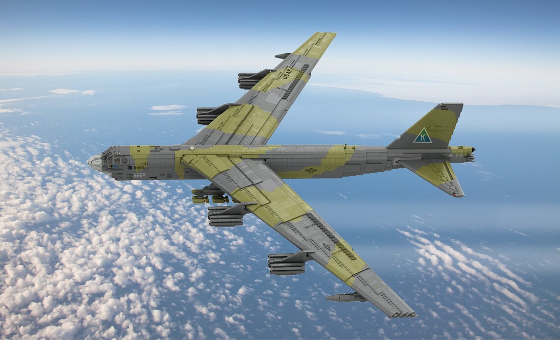 Lego LDD Digital Model: Boeing B-52 Stratofortress | Etsy
