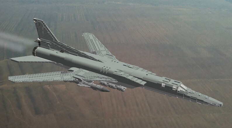 Modèle numérique Lego LDD: Tupolev Tu-22M-3 Backfire C | Etsy